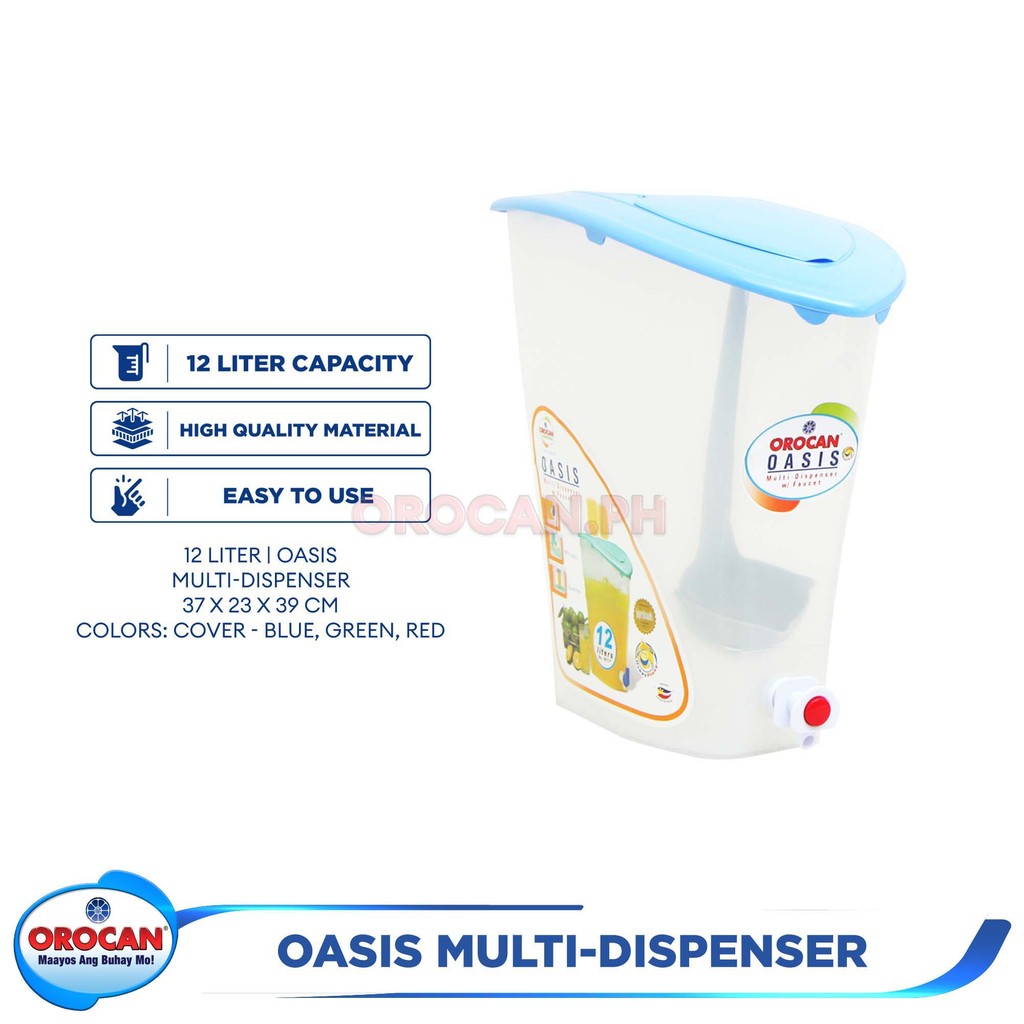 Orocan Oasis Multi-Dispenser 12 / 22 Liters With & Without Faucet ...