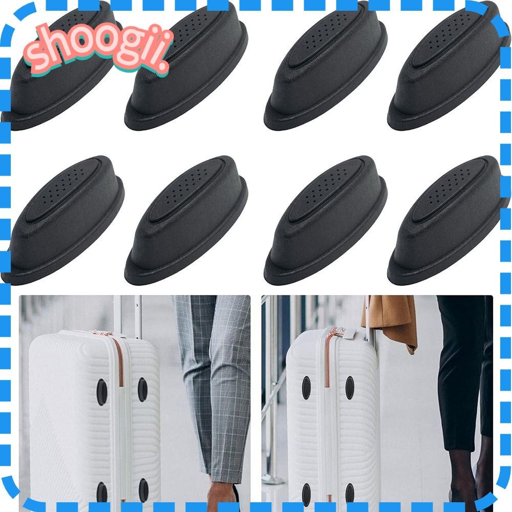 SHOOGYY Luggage Feet Pads, With Screws Black Luggage Bottom Stand ...