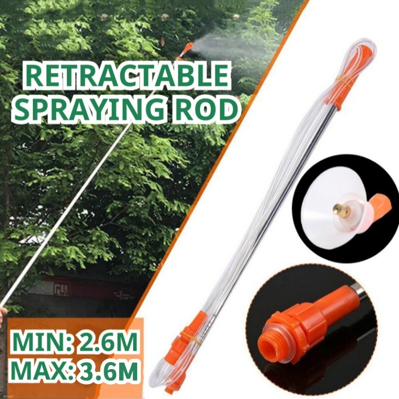 Retractable Spraying Rod Spray Hand Pressure Sprayer Stainless Steel ...