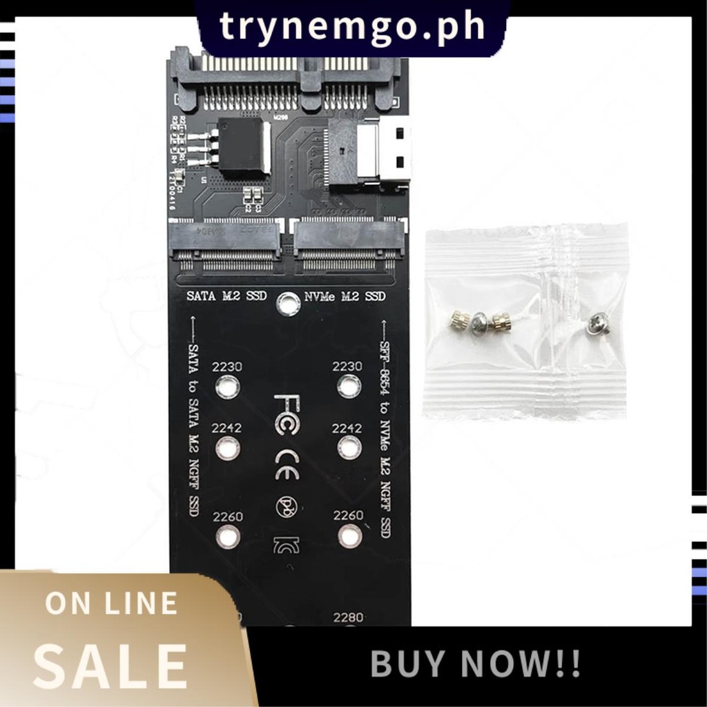 Available M2 SSD Adapter M.2 SATA Ngff SSD to SATA + M2 NVME SSD to SFF ...