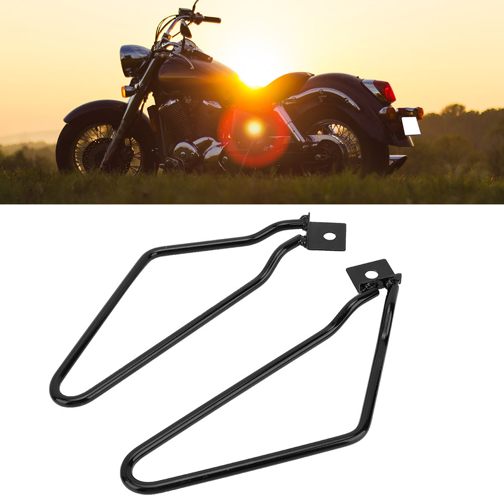 Bacony Akozon Motorcycle Saddle Bag Bracket Universal Modification Side ...