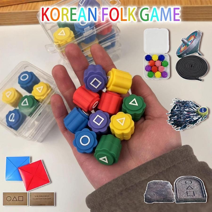 Gonggi Stone Korean Traditional Game Gonggi Jack Pebble Game Toy Set ...