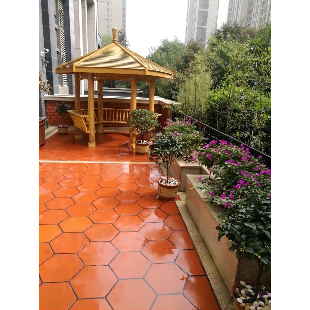 Minnan Ancient Hexagonal Red Brick Canteen Restaurant Kitchen Ancestral ...