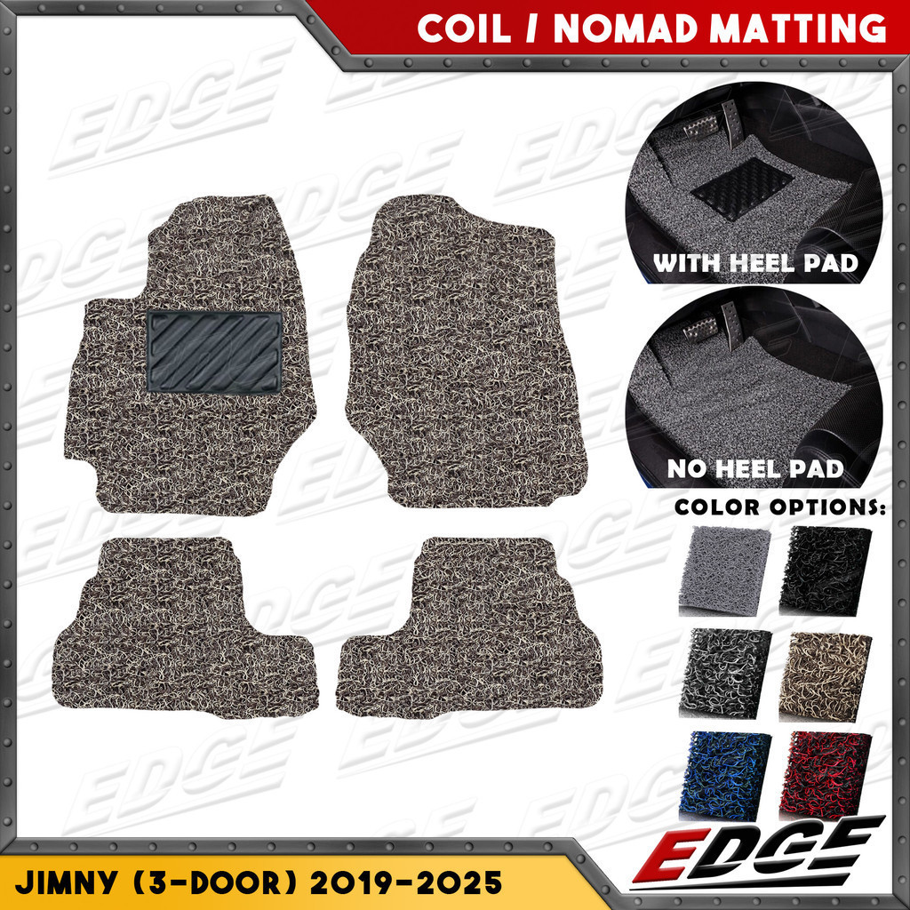 Coil Matting Suzuki Jimny 3-DOOR 2019-2025 // nomad spaghetti car mat ...