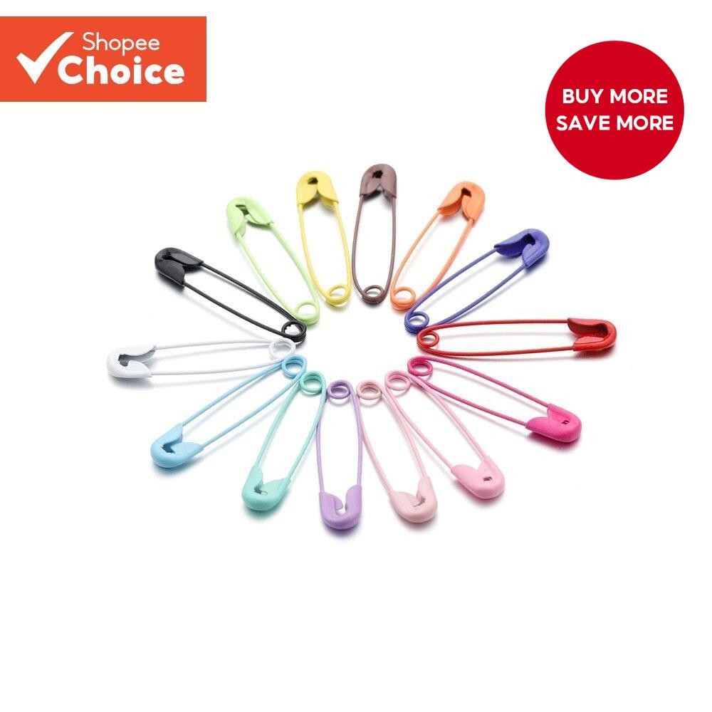 50pcs Colorful Safety Pins Candy Color Safety Pin For DIY Brooch ...