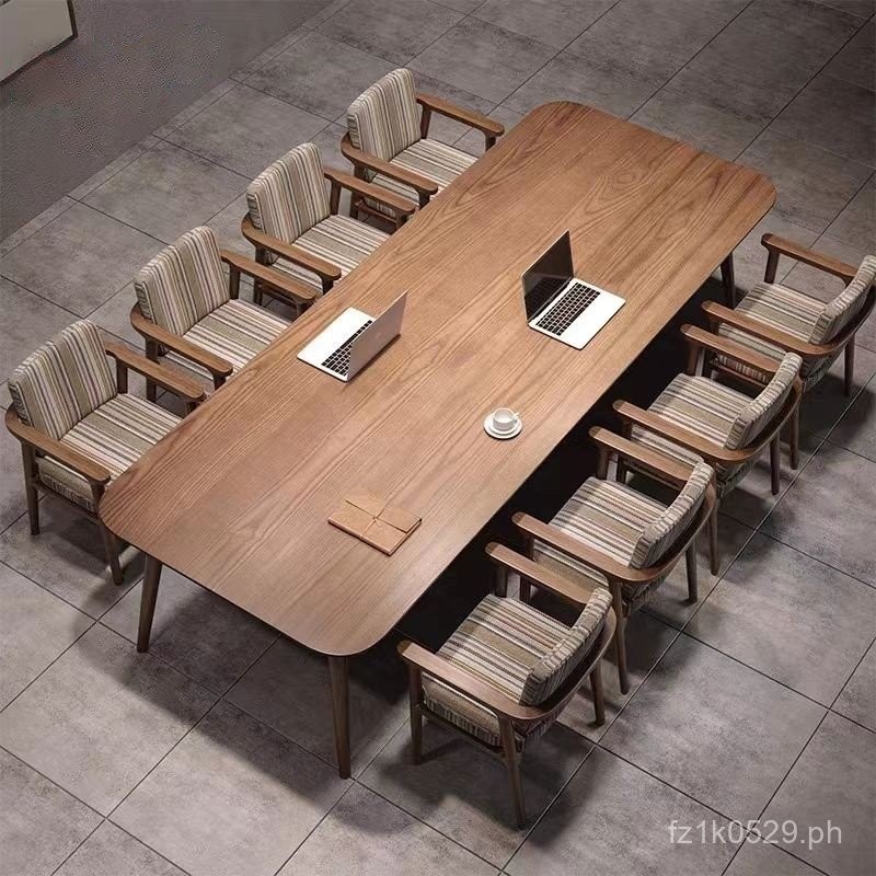 Rectangular Workbench Commercial Office Long Table Large Board Wooden ...