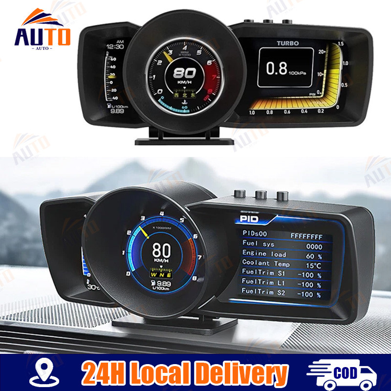 A600 OBD2 Car HUD Car Head Up Display Multifunction Instrumentation ...