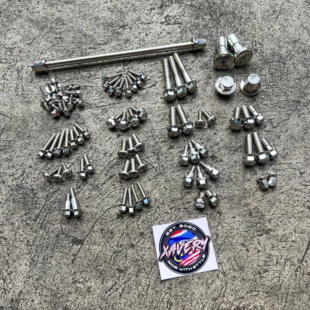 SC SIAM CNC BOLTS SET FOR NMAX V1 AND NMAX V2 (CONCAVE) - Made in ...