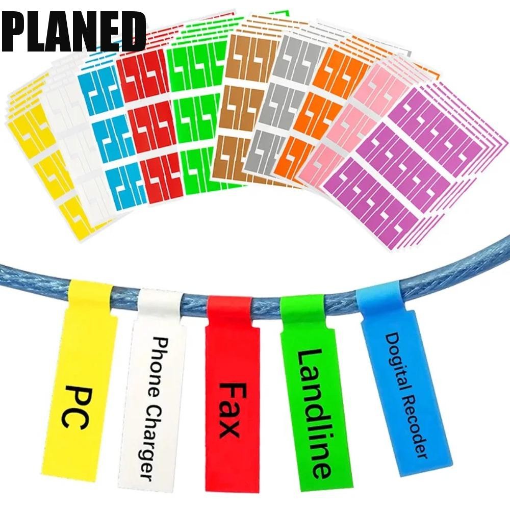 PLANED A4 Self-Adhesive Label Cable Tags, Cord Tags Cable Label ...