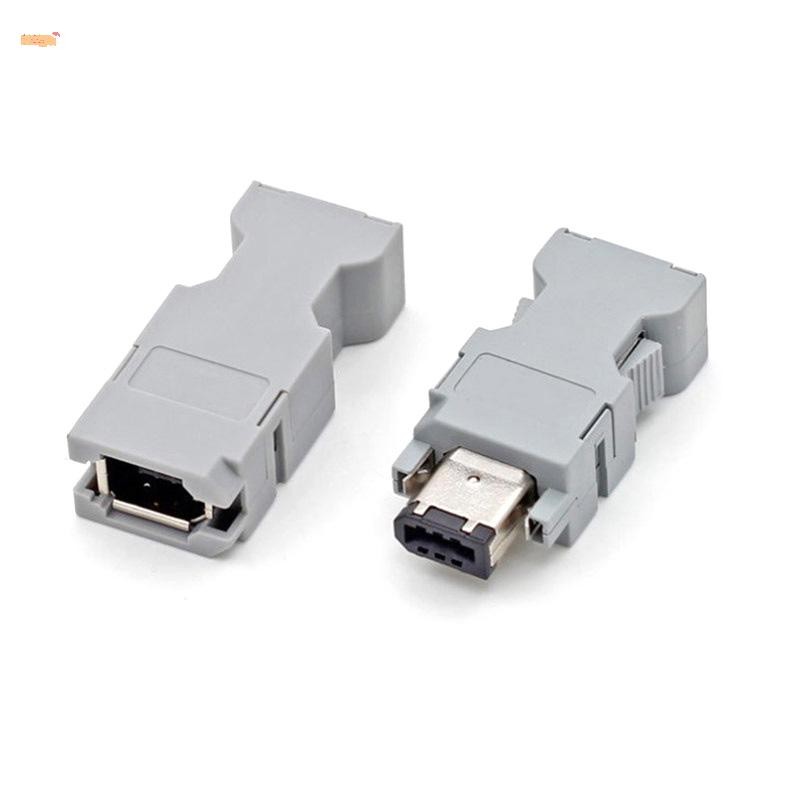 Sweet 1 Piece Female Connector 6 Pin Firewire IEEE 1394 For Yaskawa For ...