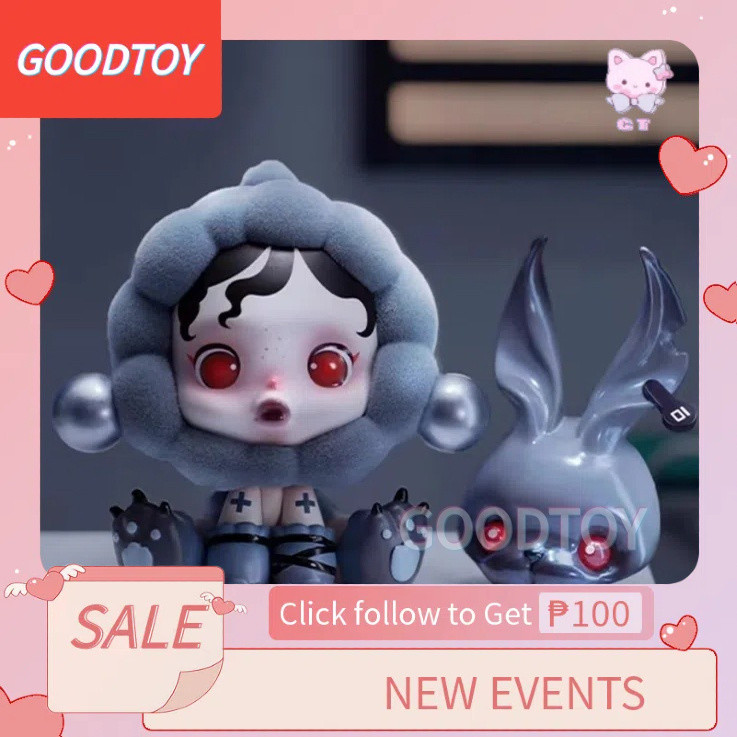 Rabbit SKULLPANDA Skullpanda Mare of Animals Series Doll Garage Kit ...