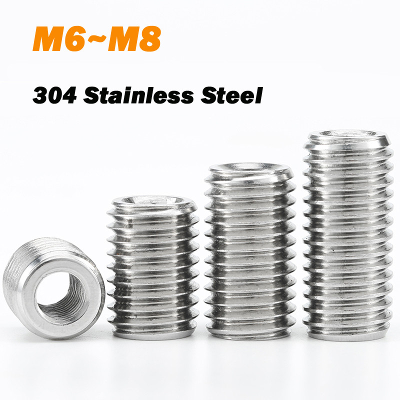 Nut M5 M6 M8 304 Stainless Steel Inside Outside Threaded Adapter Screw ...