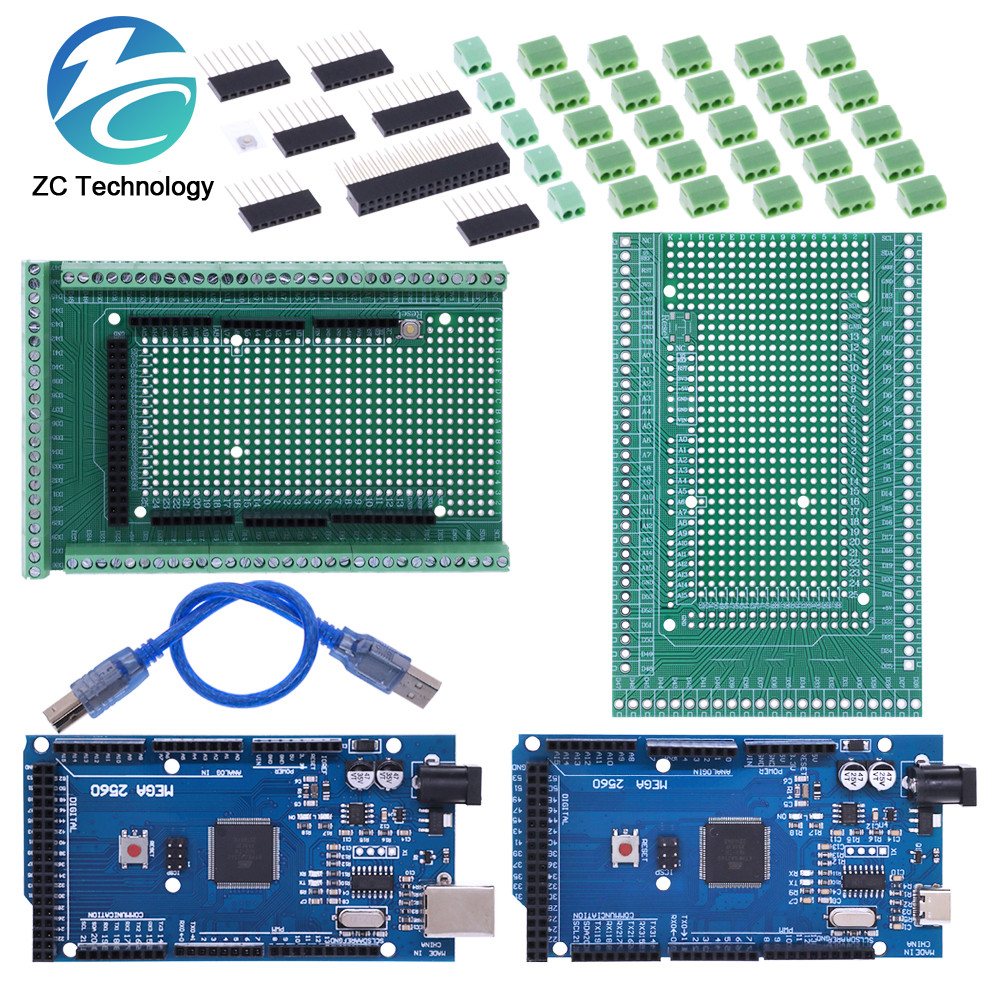 MEGA2560 MEGA 2560 R3 (ATmega2560-16AU CH340G) AVR USB board Development board MEGA2560 for ...