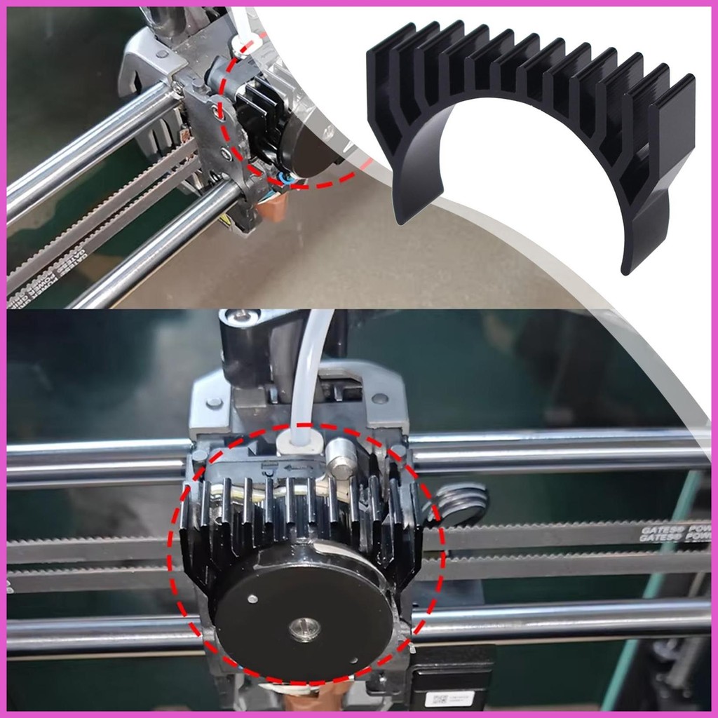 For Creality K1/K1max/K1C 3D printer Motor Aluminum Heat Sink Aluminum ...