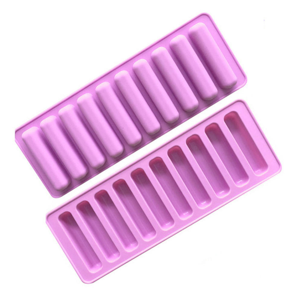 Finger Shaped Silicone Molds, 10-Cavities Rectangle Chocolate Bar Mold ...