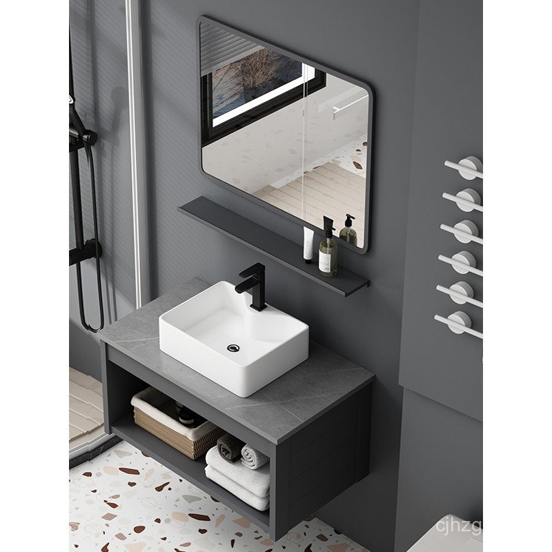 Bathroom Cabinet Combination Integrated Ceramic Basin Wash Basin Hotel ...