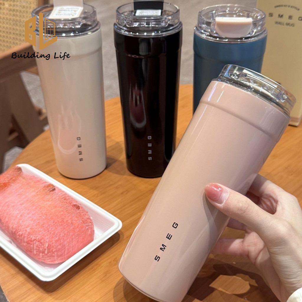 SMEG Cup Summer Insulated Thermos Cup Double-layer Vacuum 316 Stainless ...