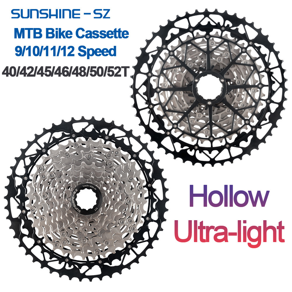 Sunshine-sz Ultralight MTB Bike Cassette Flywheel 9/10/11/12 Speed ...