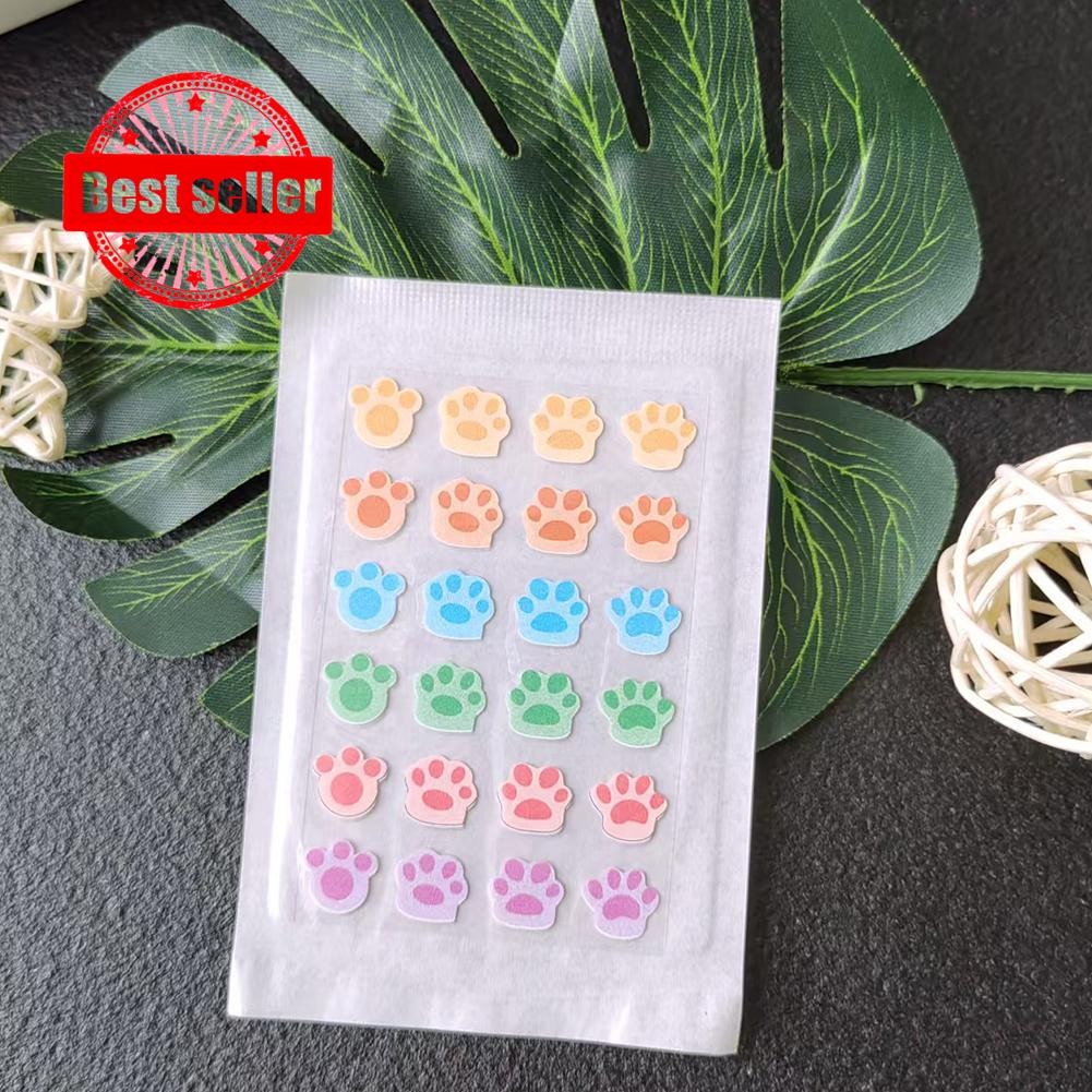 24/hydrocolloid Acne Patch Cartoon Series Acne Stickers Cat Pattern And ...