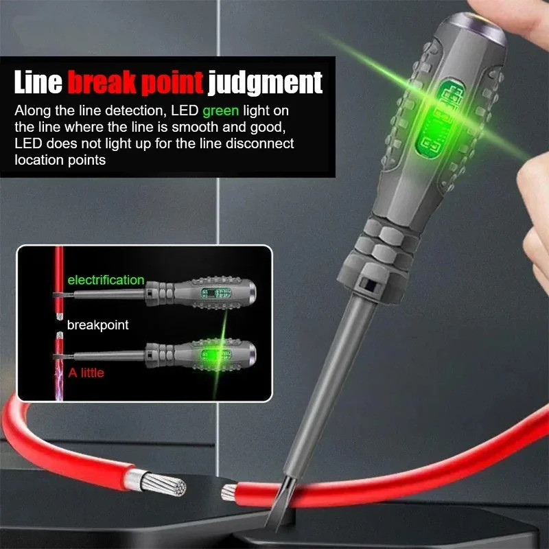 Multifunctional Electrician Test Screwdriver AC Non-contact Induction ...