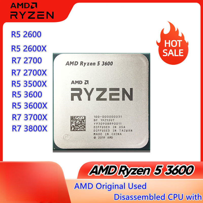 AMD Ryzen 5 2600 R5 2600X 3600 3600X 3500X 4500 5500 5600 R7 3800X ...