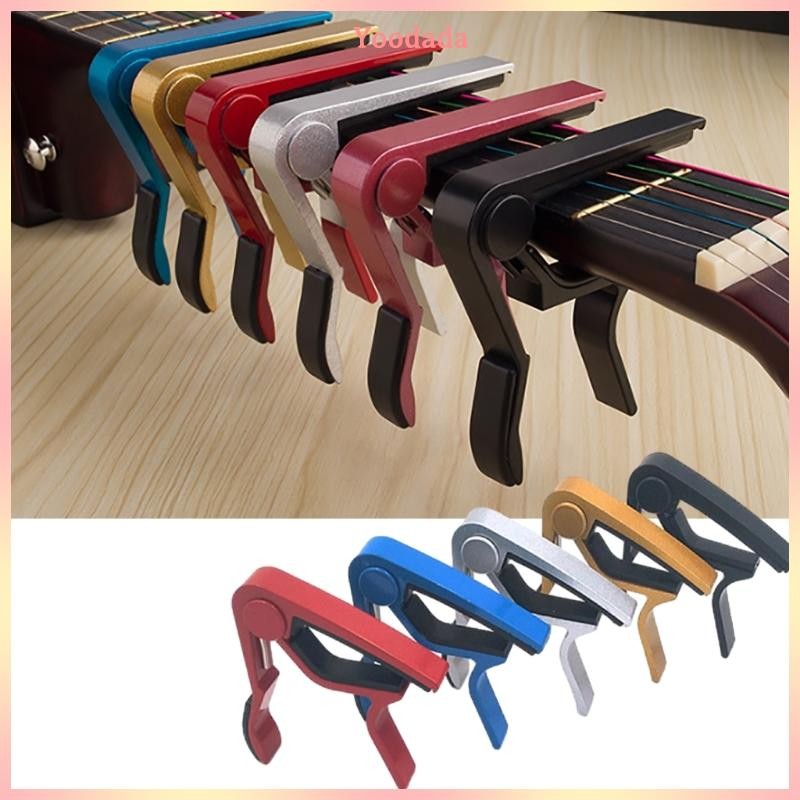 Yoo Guitar Capo Clip Metal Quick Change Clamps for Acoustics and ...