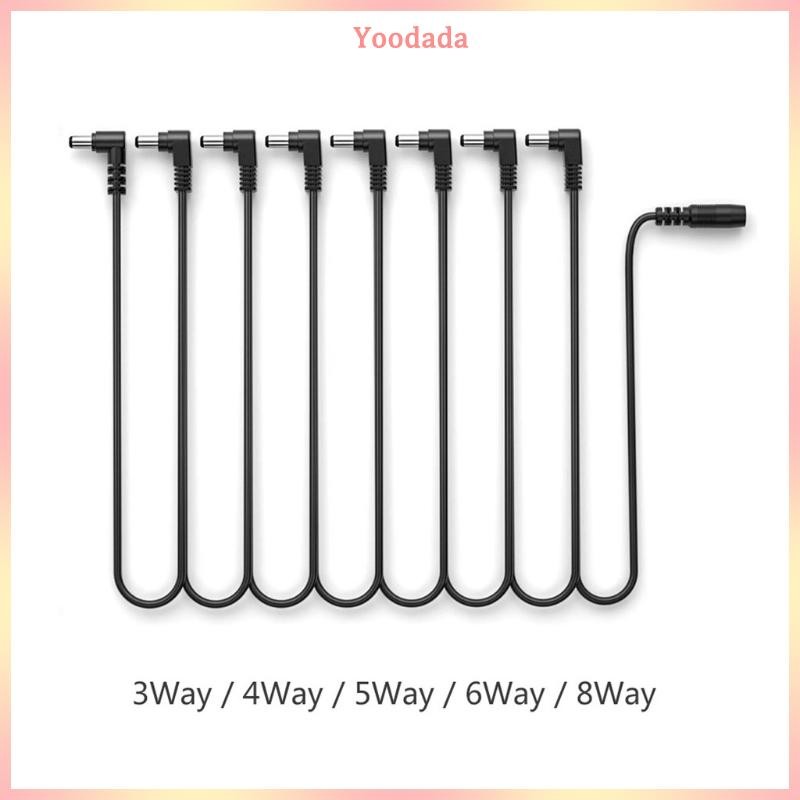 Yoo 8 Way Guitar Pedal Power Supply Cable Power Supply Adapter Splitter ...