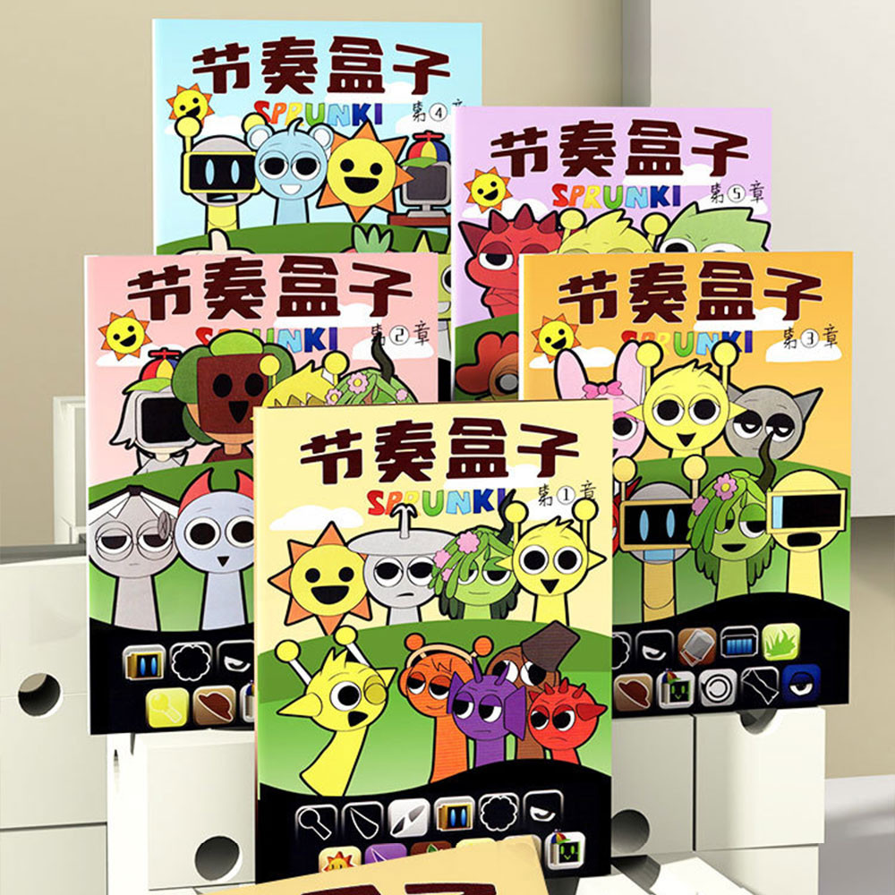 Sprunki Handwriting Book, Sprunki Drawing Stencils Set for Kids ...