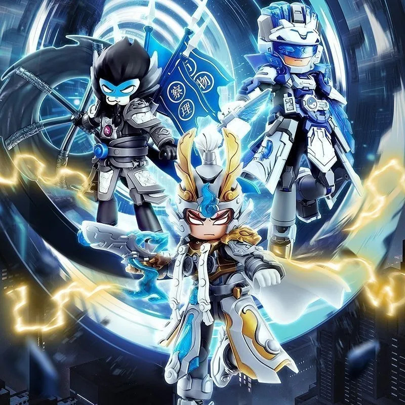 Blokees Heroes Infinite Building Blocks Mecha Lu Bu Guan Yu Ma Chao ...