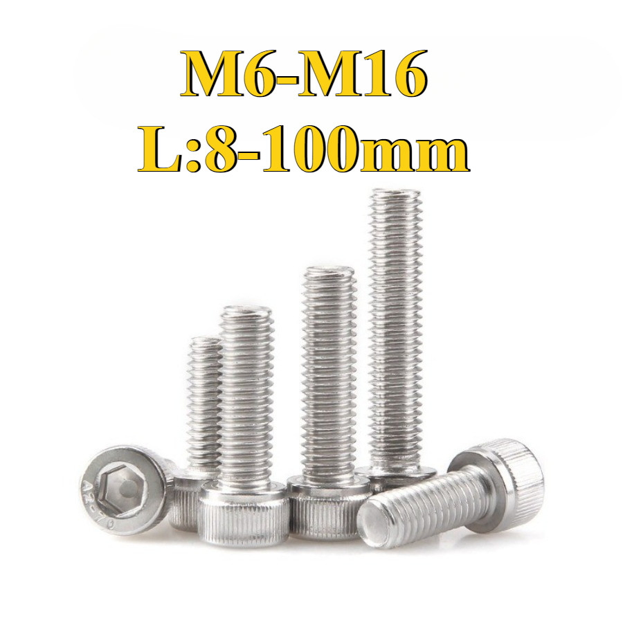 SS304 Metric Hex Socket Head Fine Pitch Screw Pino ang Thread na Allen ...