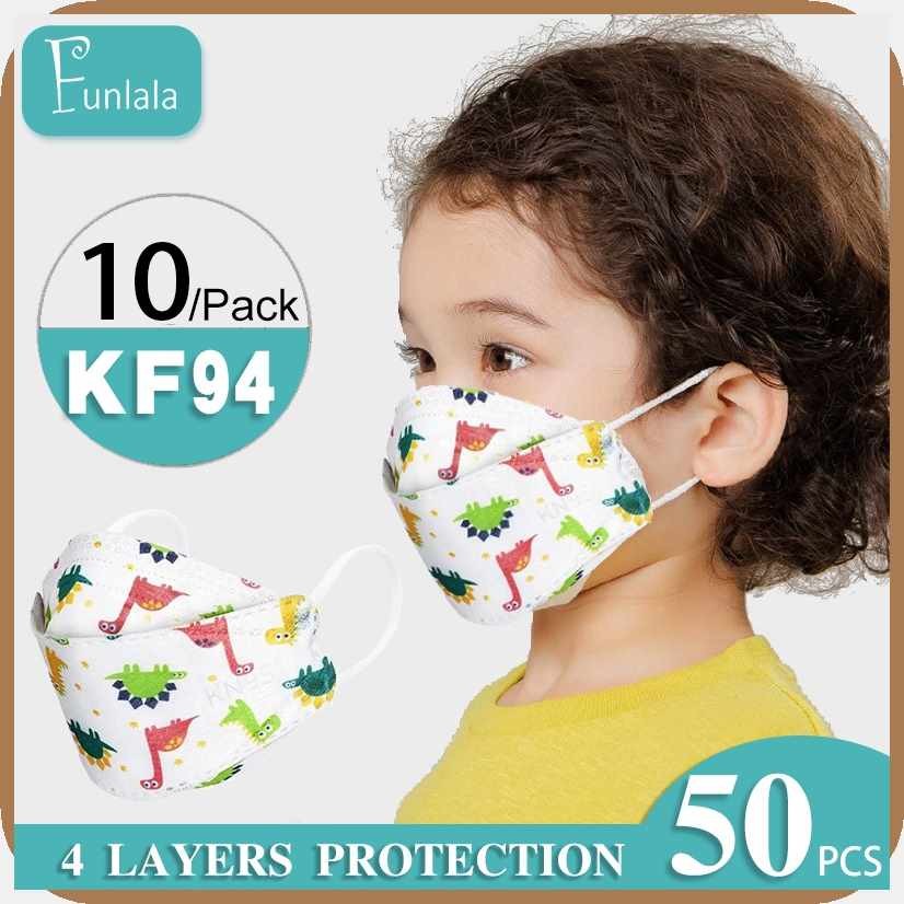 Funlala*se^50Pcs$f/Nano$I/Fiber$x/KF94$X/Kids$m/Face$Qv/Mask$ub:4 Layer ...