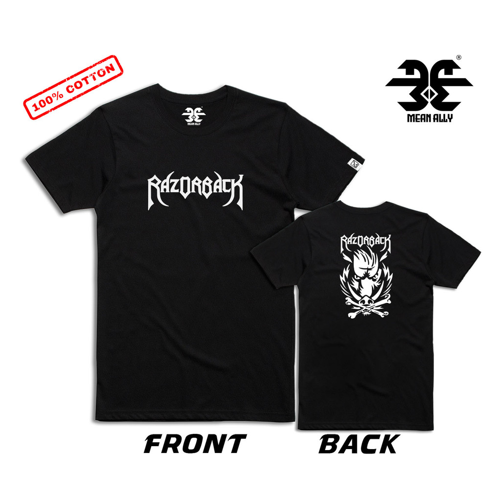 Rock Band Razorback Shirt Mean Ally Clothing | Shopee Philippines