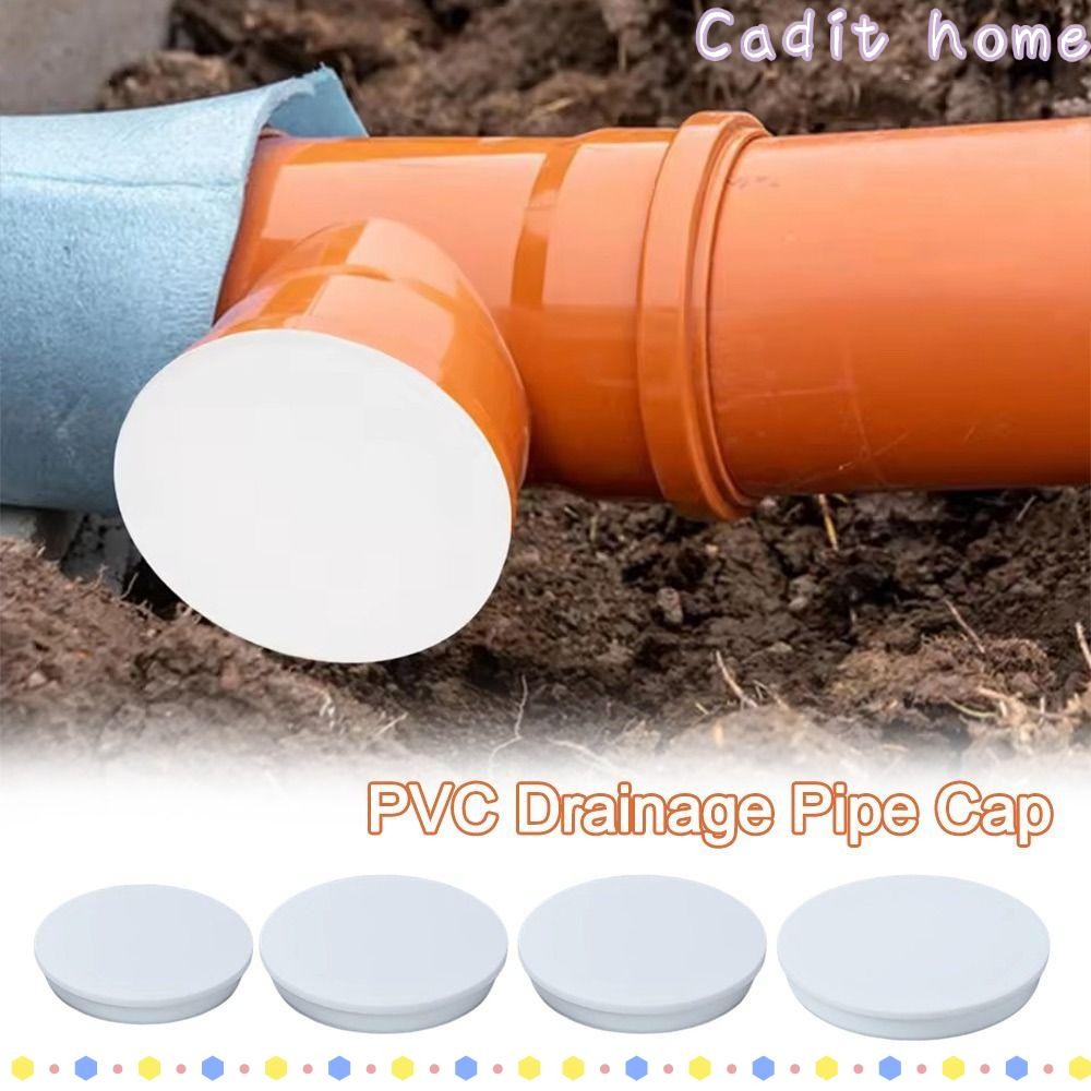 CADIT PVC Drainage Pipe Cap, Silicone Soft Sewer Decor Cover, Water ...