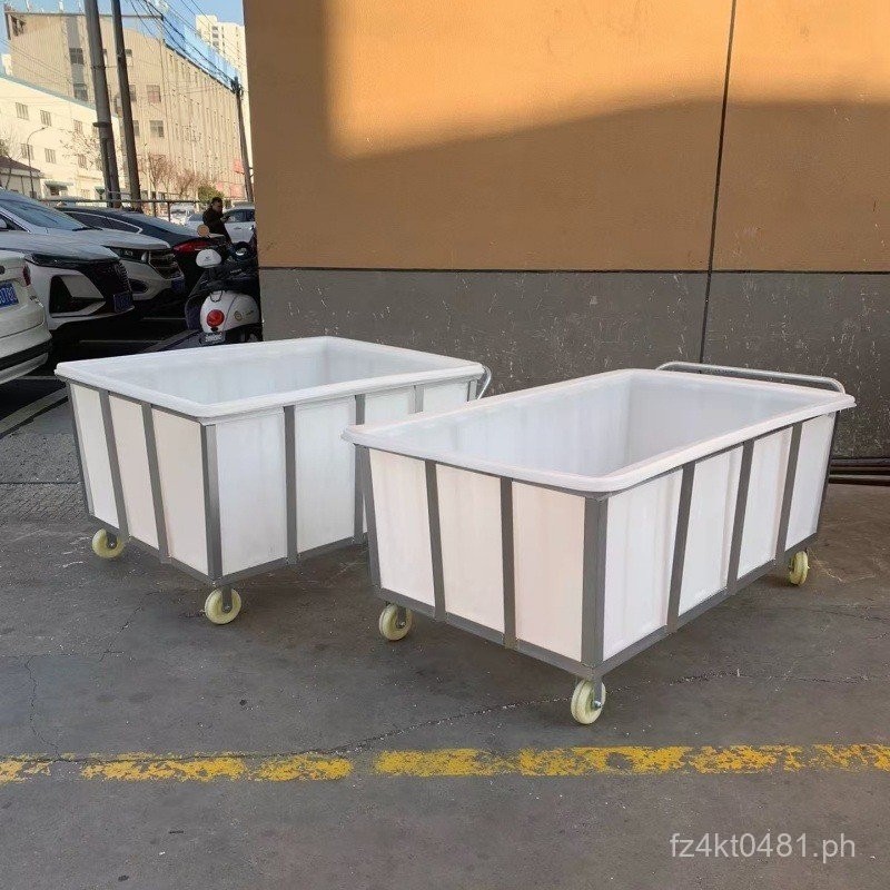 Linen Cart Turnover Cart Workshop Cart with Wheels Water Tank Laundry ...