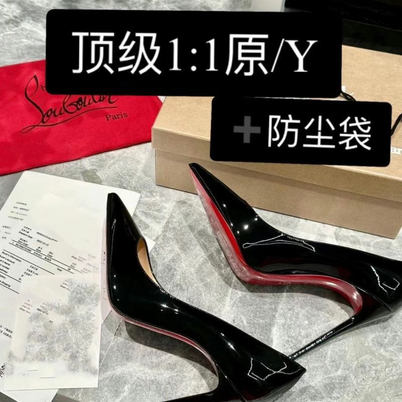 2025Summer CL Red Sole Super High Heels Sexy Pointed Toe Women's Shoes ...