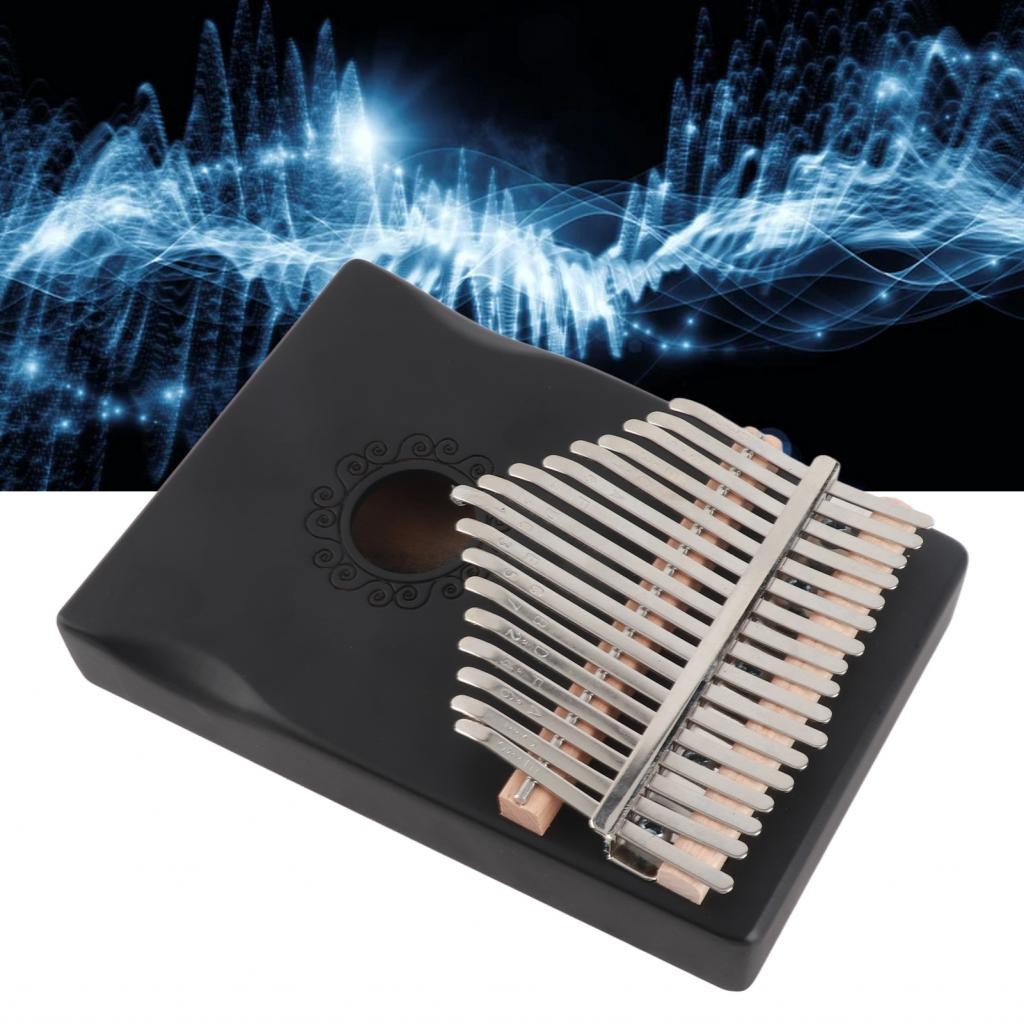 Kalimba Kit Portable Sound Hole Design Ore Metal Keys Black 17 Key ...