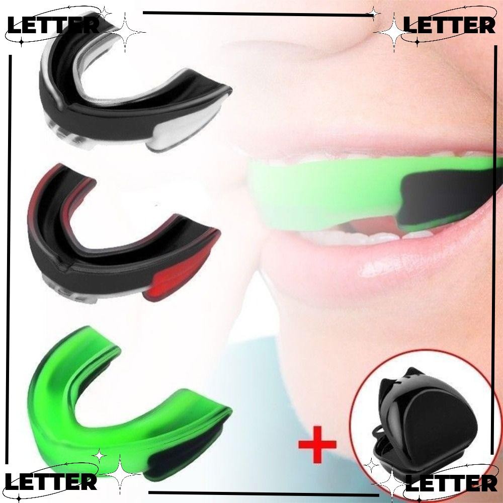 LET Mouth Guard, 7 Colors Professional Teeth Protection, EVA Football ...
