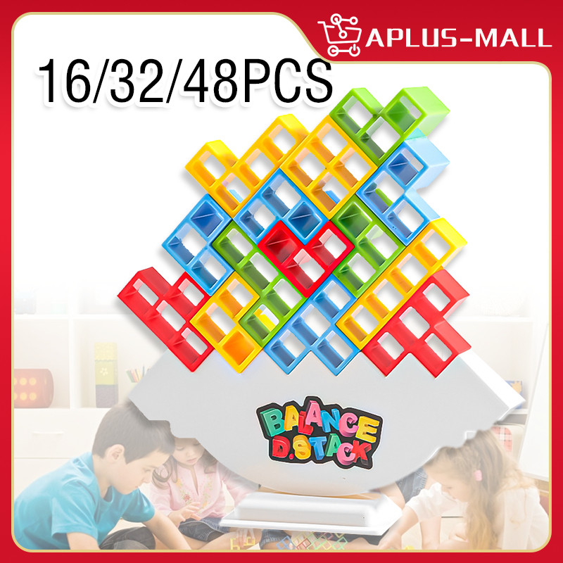 Tetris Balance Blocks Kids Desktop Game Balance Block Stack Assembly ...