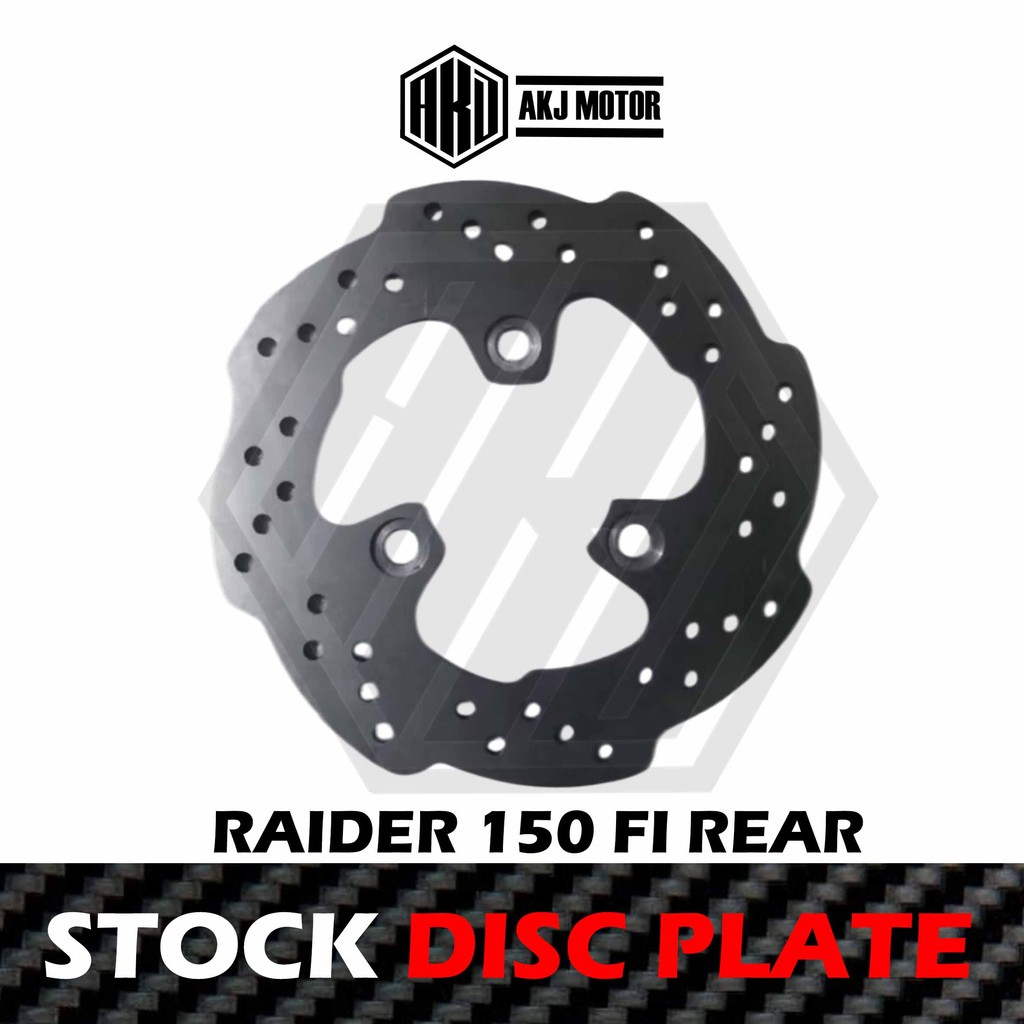Stock Rear Disc Plate for Raider 150 FI / CARB REAR STD | Shopee ...