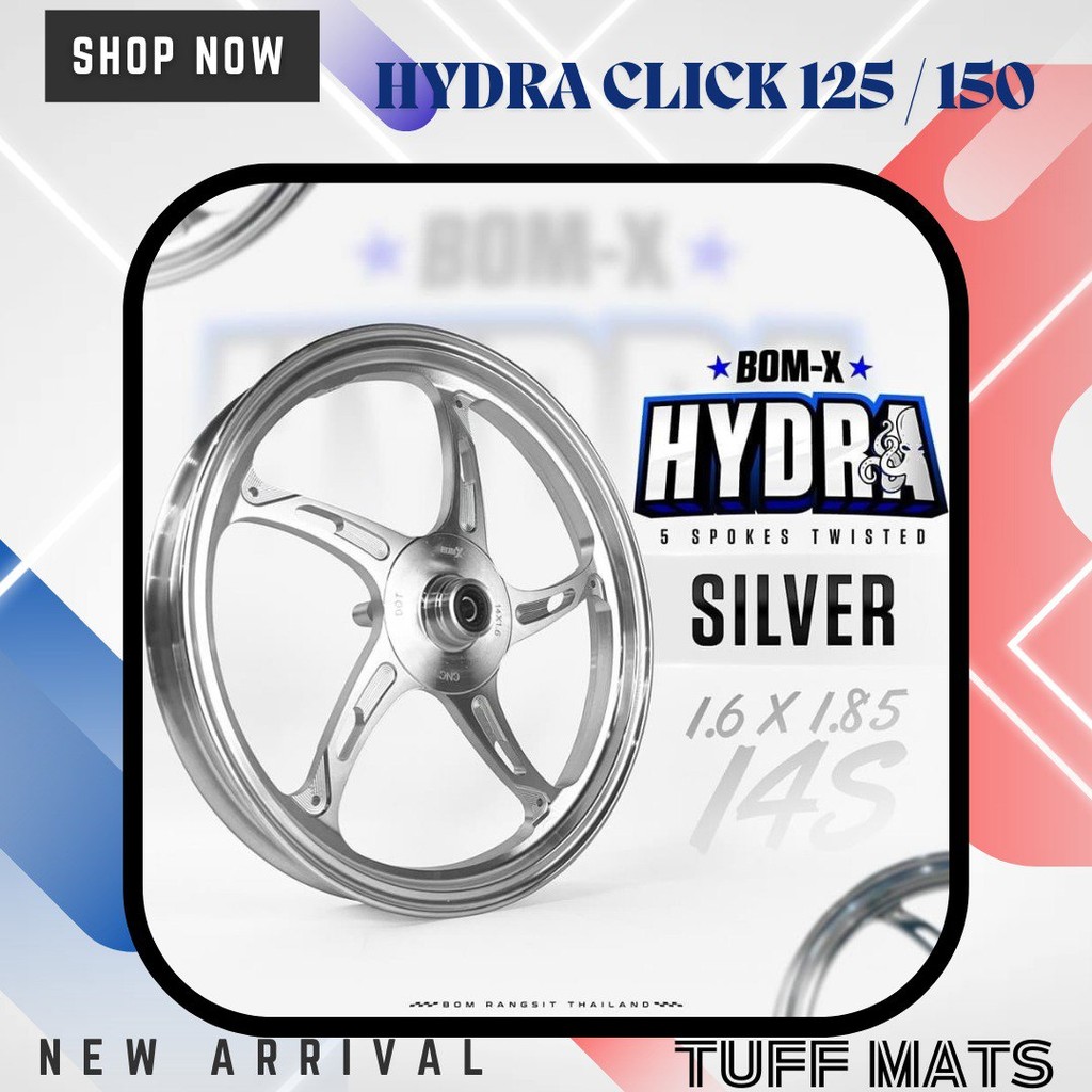 Bom rangsit bom x hydra cnc mags for honda click 125/150 | Shopee ...