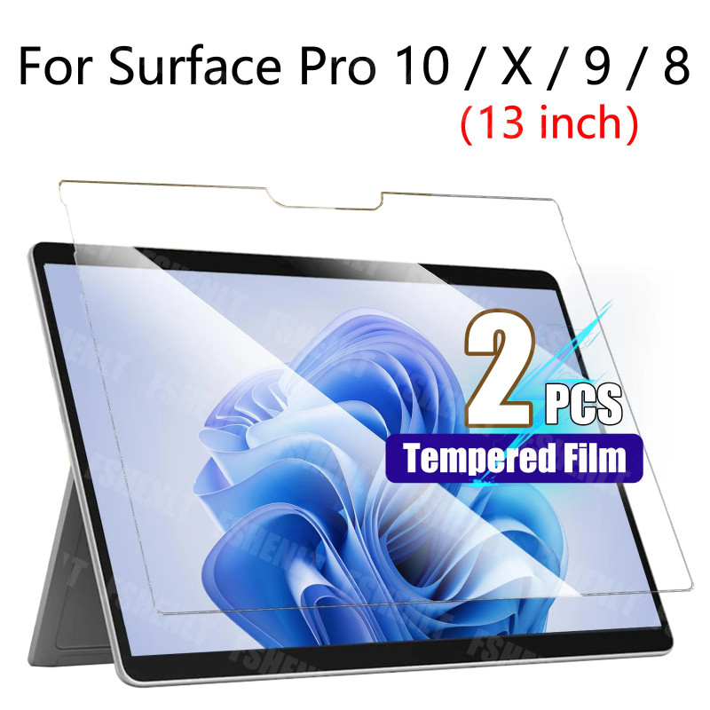 500D HD Clear Tempered Glass Film For Surface Book Laptop Go GO2 12.4 ...