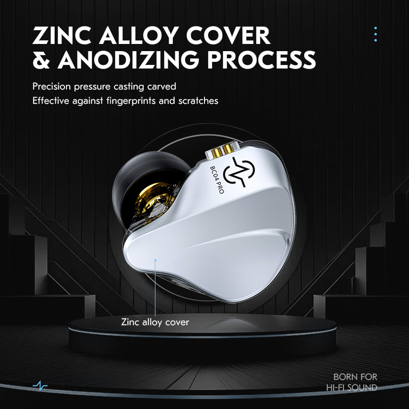 CCZ Duet BC04 Pro 10MM Large Sound Cavity Dual Magnetic Dynamic Coil DD ...