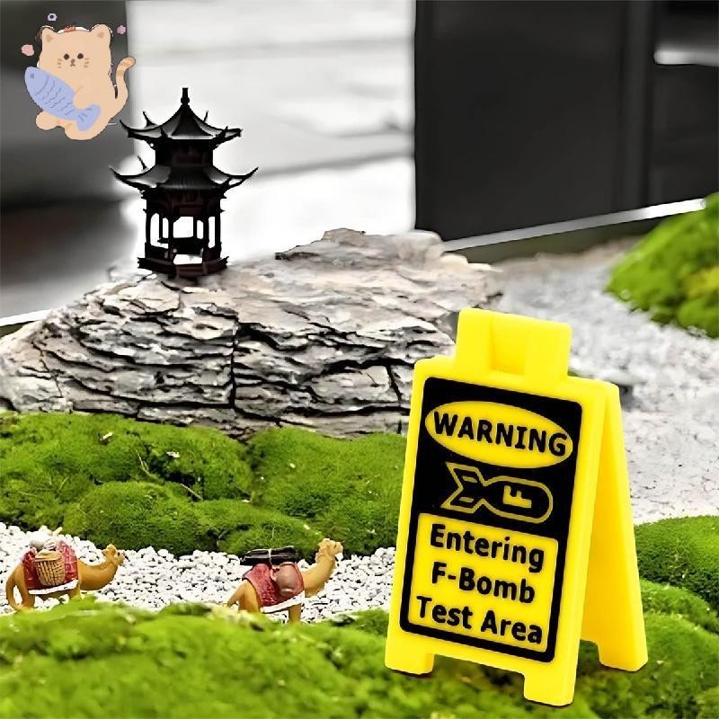 Cat Warning Sign Decoration,Vomiting Sign,Warning Sign Decoration,Funny ...