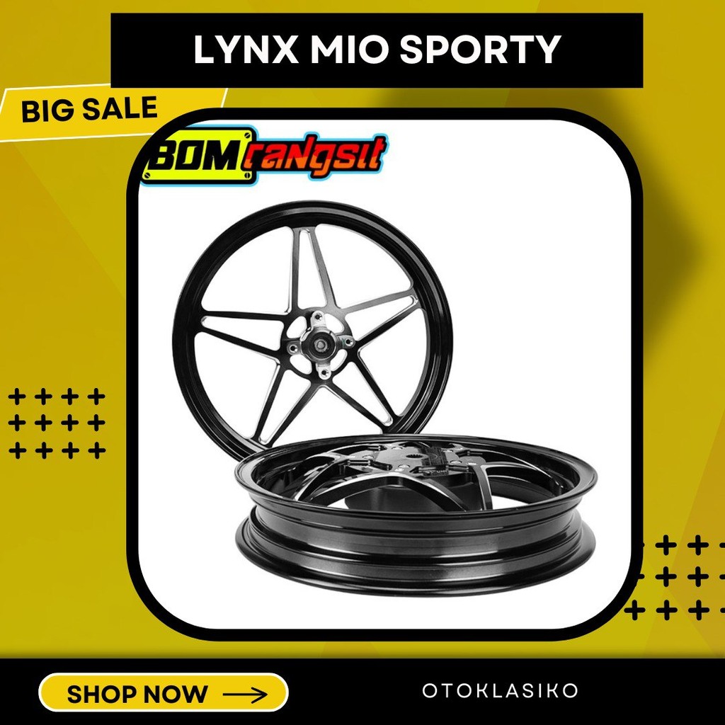 Bom Rangsit bom x Mags 5 lynx star design mio sporty / soulty | Shopee ...