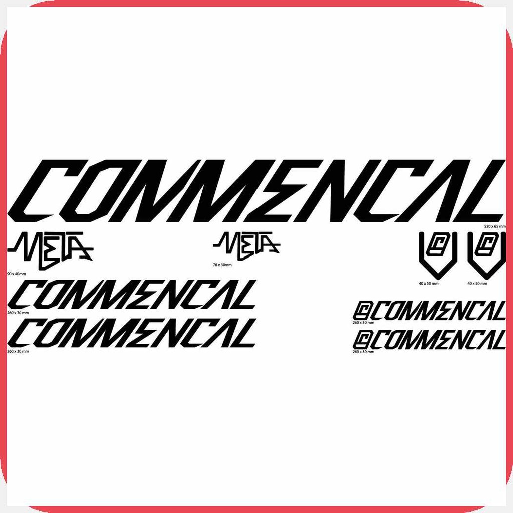 Commencal|xD{Meta)Cn}Frame}Yr)Decals | Shopee Philippines