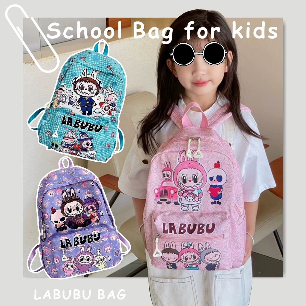 2025 Hot Sale Cartoon Labubu Backpack Kawaii Student Versatile Commuter ...