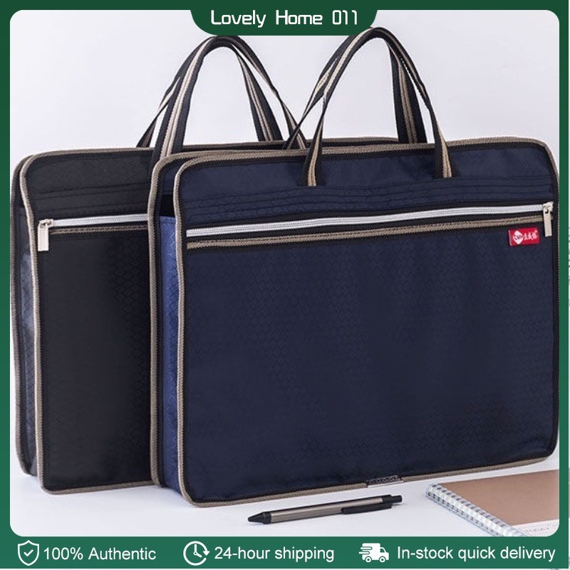 Large Capacity Briefcase Folder Tote Bag Storage Handbag Waterproof ...