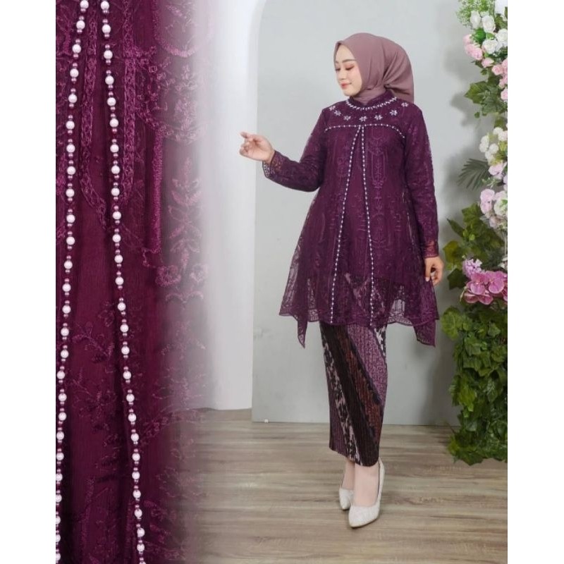 Pearl Sequin kebaya, modern kebaya, graduation kebaya, party kebaya ...