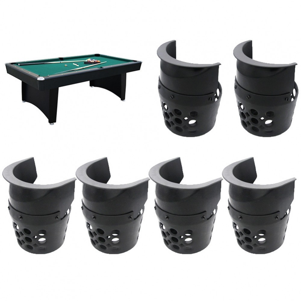Standard Size Billiard Pool Table Pockets Set of 6 with Strong ...