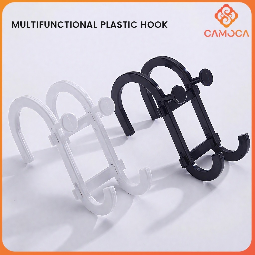 Cc Multifunction Hook No Punch Wall Hanging Bathroom Towel Rack Mobile Phone Holder 1 Piece ...